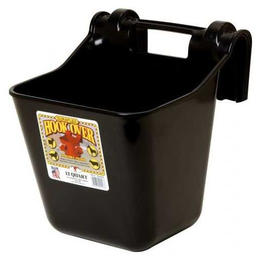 12 Quart Plastic Hook Over Feeder - Colors - The Stagecoach West