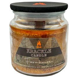 Krackle Candle - Farmhouse Jar Candle - The Stagecoach West